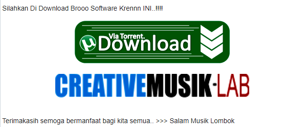 Cara Download Software Torrent di Creative Musik Lab - CREATIVE MUSIK LAB