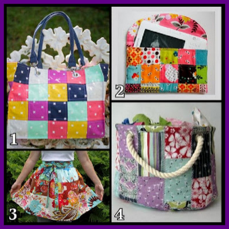 DIY And Household Tips: 4 Patchwork Sewing Projects (FREE PATTERNS)