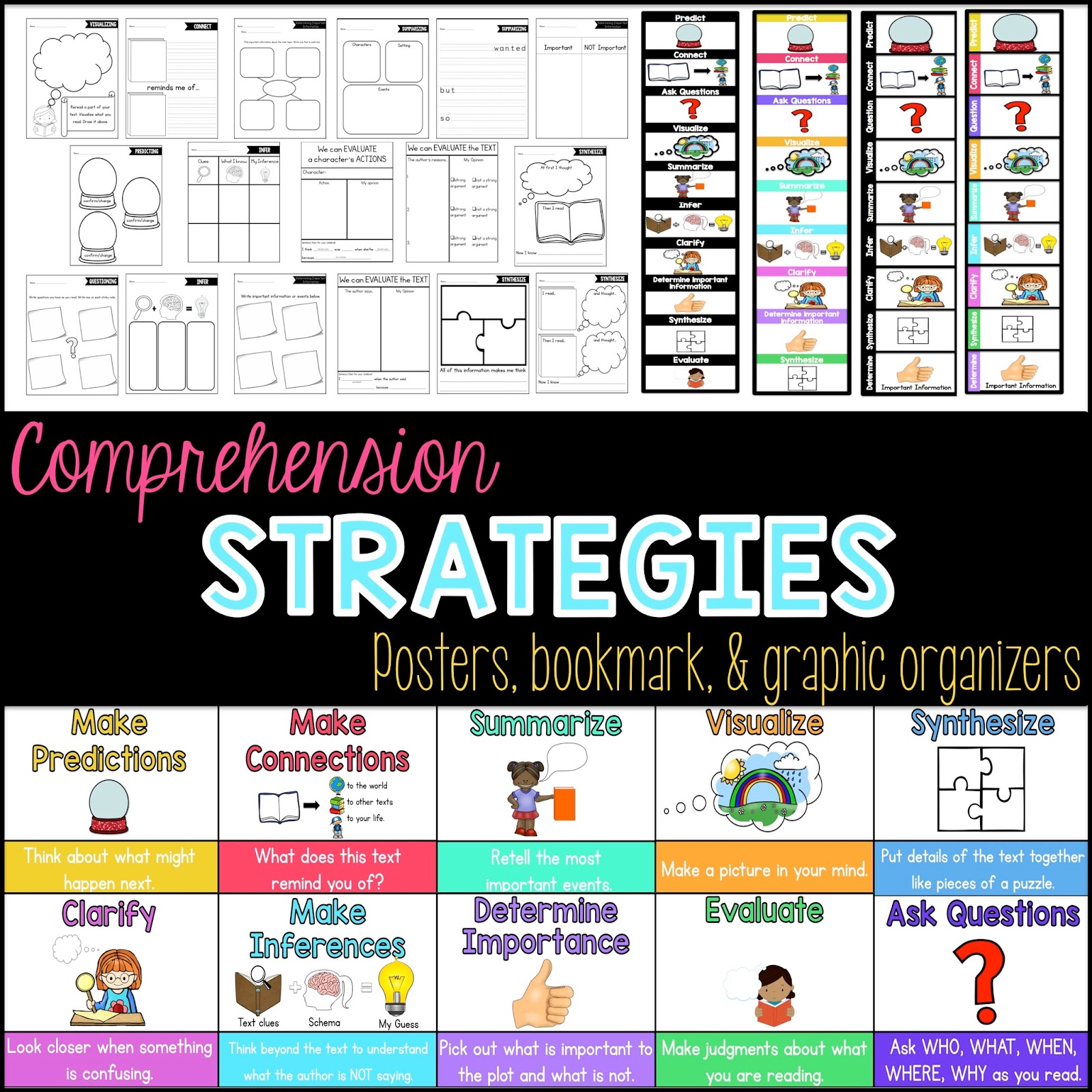 Teaching Comprehension Strategies and Skills | Sarah's First Grade ...