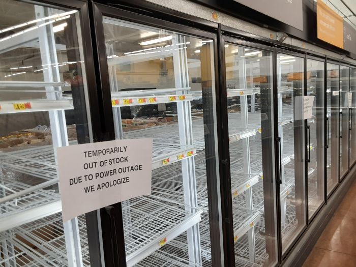 Durango Texas: Wichita Falls Greenbrier Walmart Power Outage Wipeout