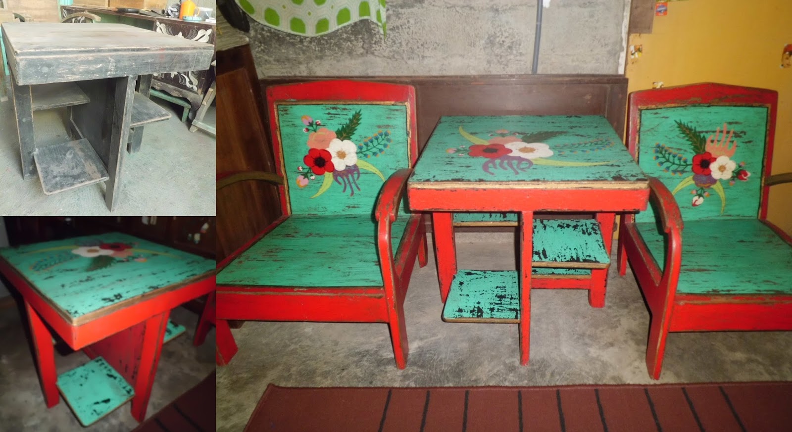 Table for the Java arm chairs