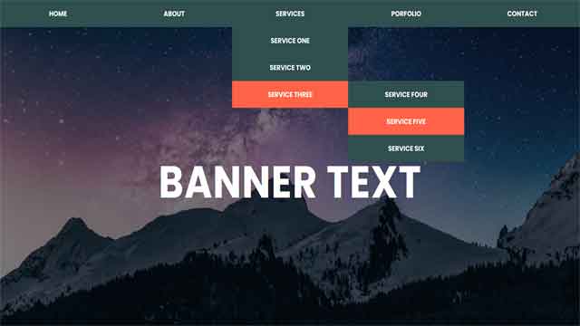 Dropdown Navigation Menu using Flexbox Dropdown Navigation Menu using Flexbox
