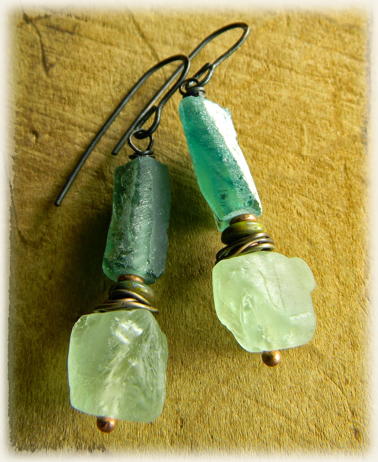 Chrysalis for the Curious: Rustic Roman Glass Jewelry