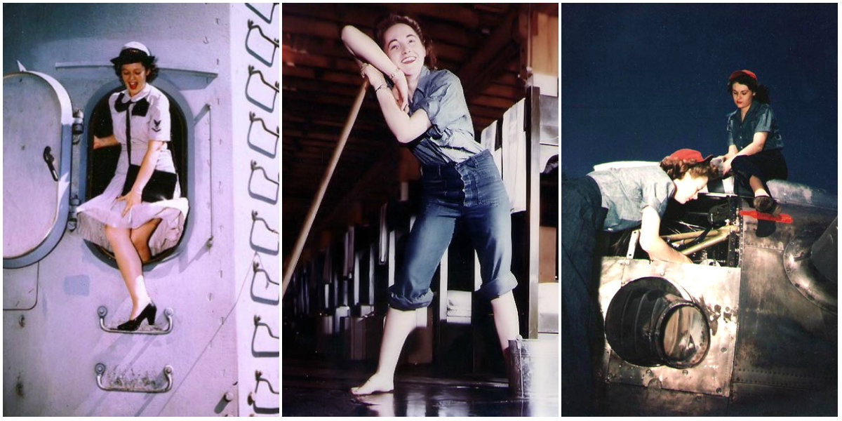 35 Rare and Fascinating Color Photographs of Navy WAVES During World ...