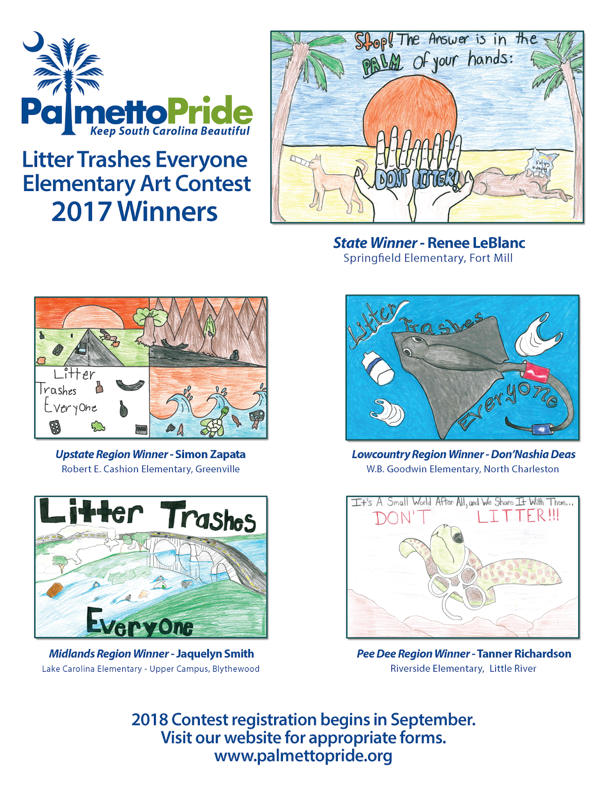 Lake Carolina Elementary Communigator: Regional Winner for Litter ...