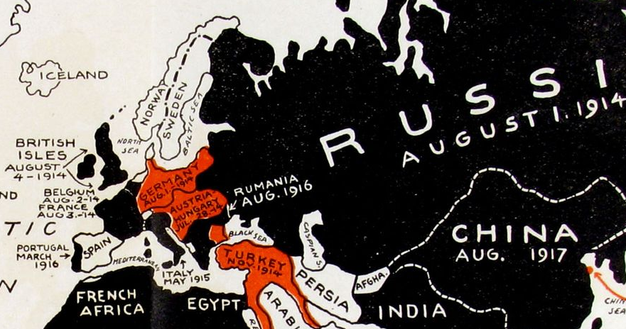 World History Teachers Blog: 40 Maps that Explain World War I