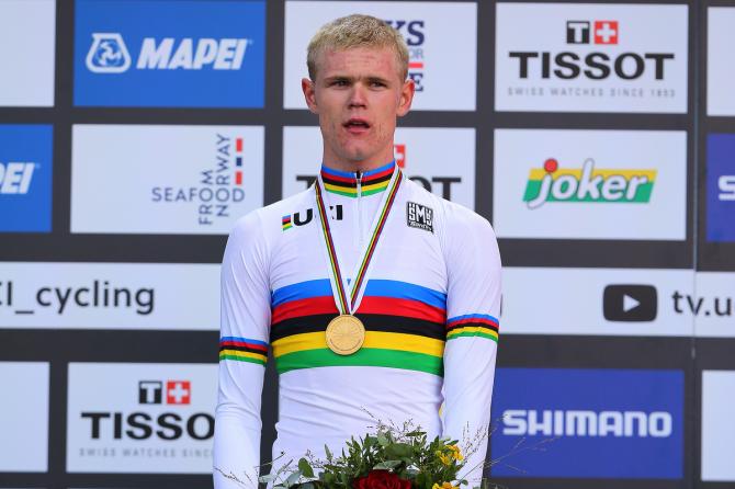 Cycling with Bassey Nelson: Julius Johansen (Denmark) wins Junior men ...