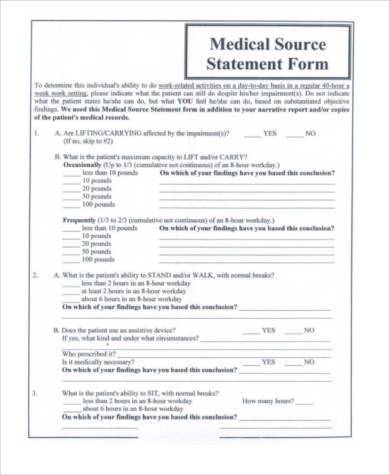 Medical Statement Template - Invoice Template