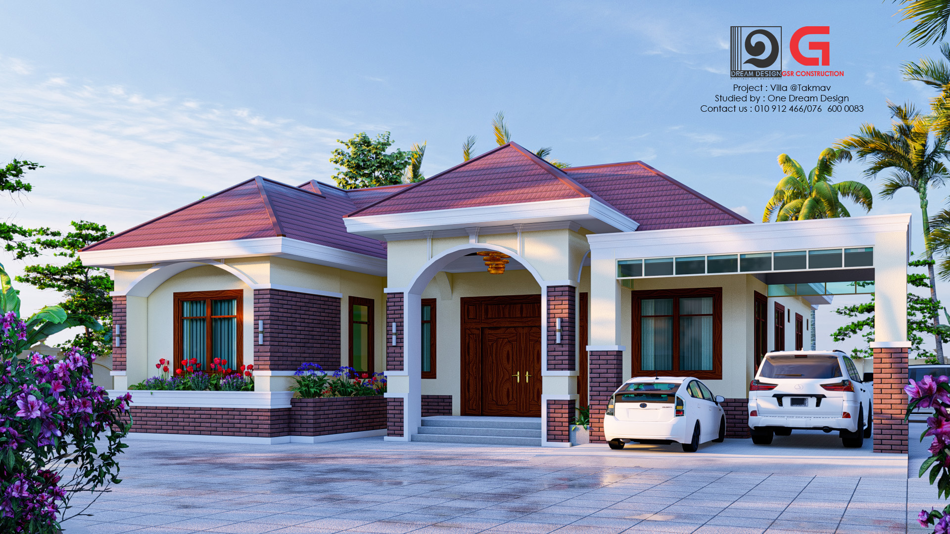 Project : Single Villa (Villa_ M002) - Onedreamdesigns