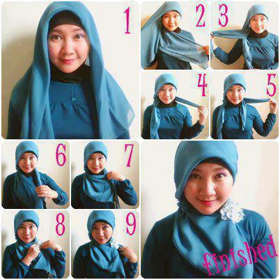 Cara Memakai Jilbab Modern yang Cantik dan Simple (Hijab Tutorial)