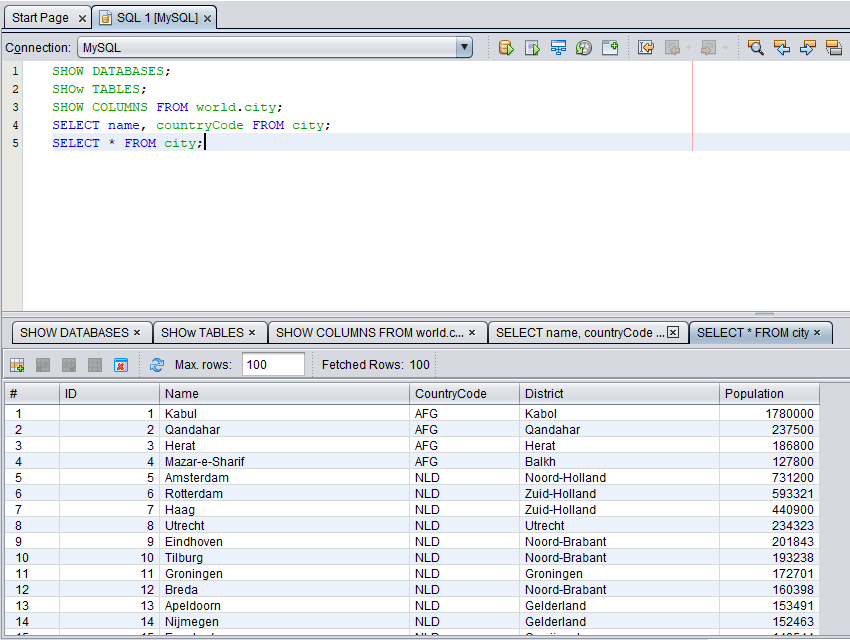 Lavori e Lavoretti: SQL giocando con MySQL 8 e NetBeans 12 - Post 2 ...