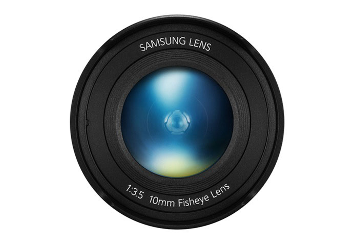 Samsung introduces 10mm F3.5 lens NX: fish-eye lens slimmest camera ...