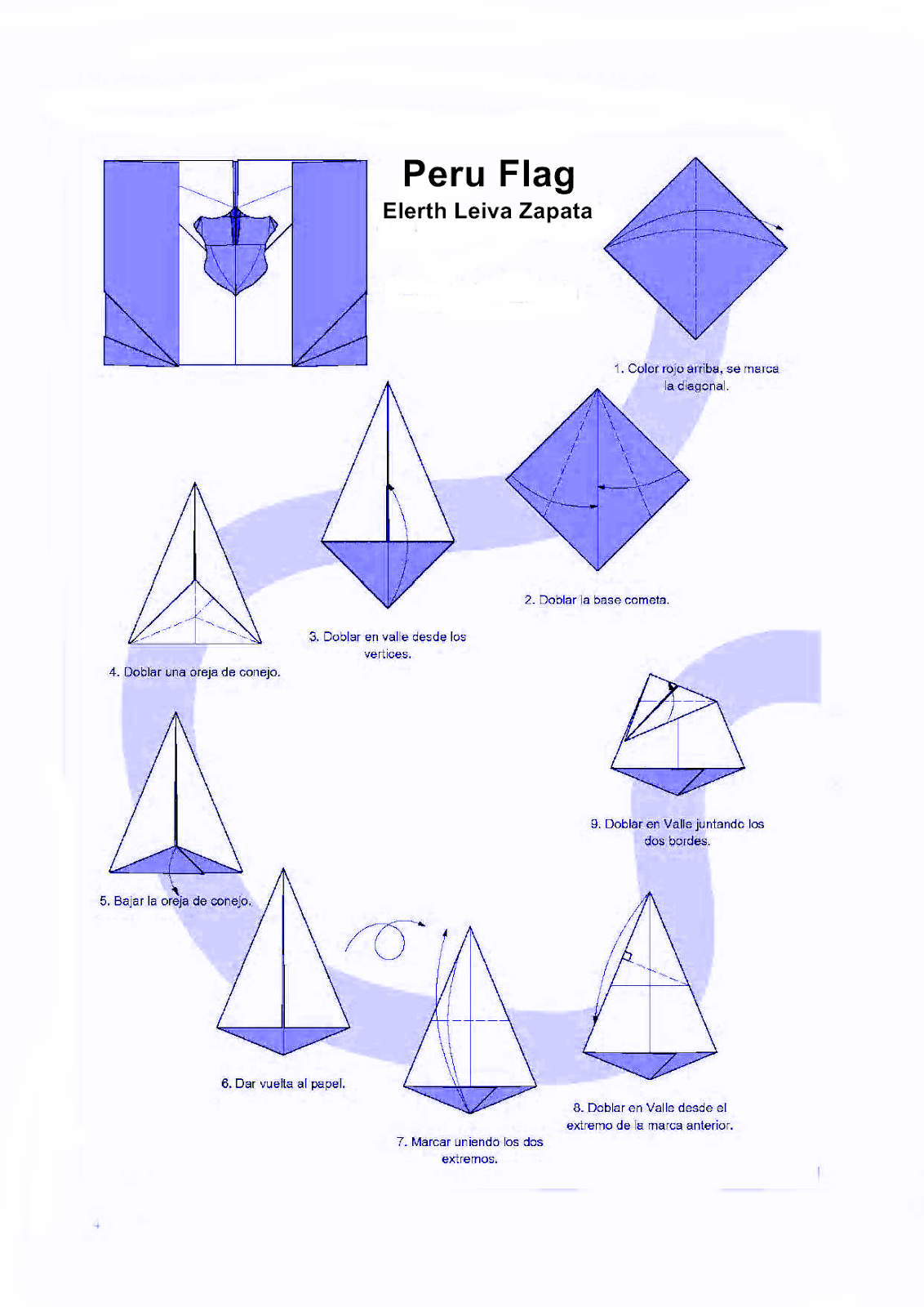 Diagram Peru Flag-Elerth Leiva Zapata - Ruby Book Origami