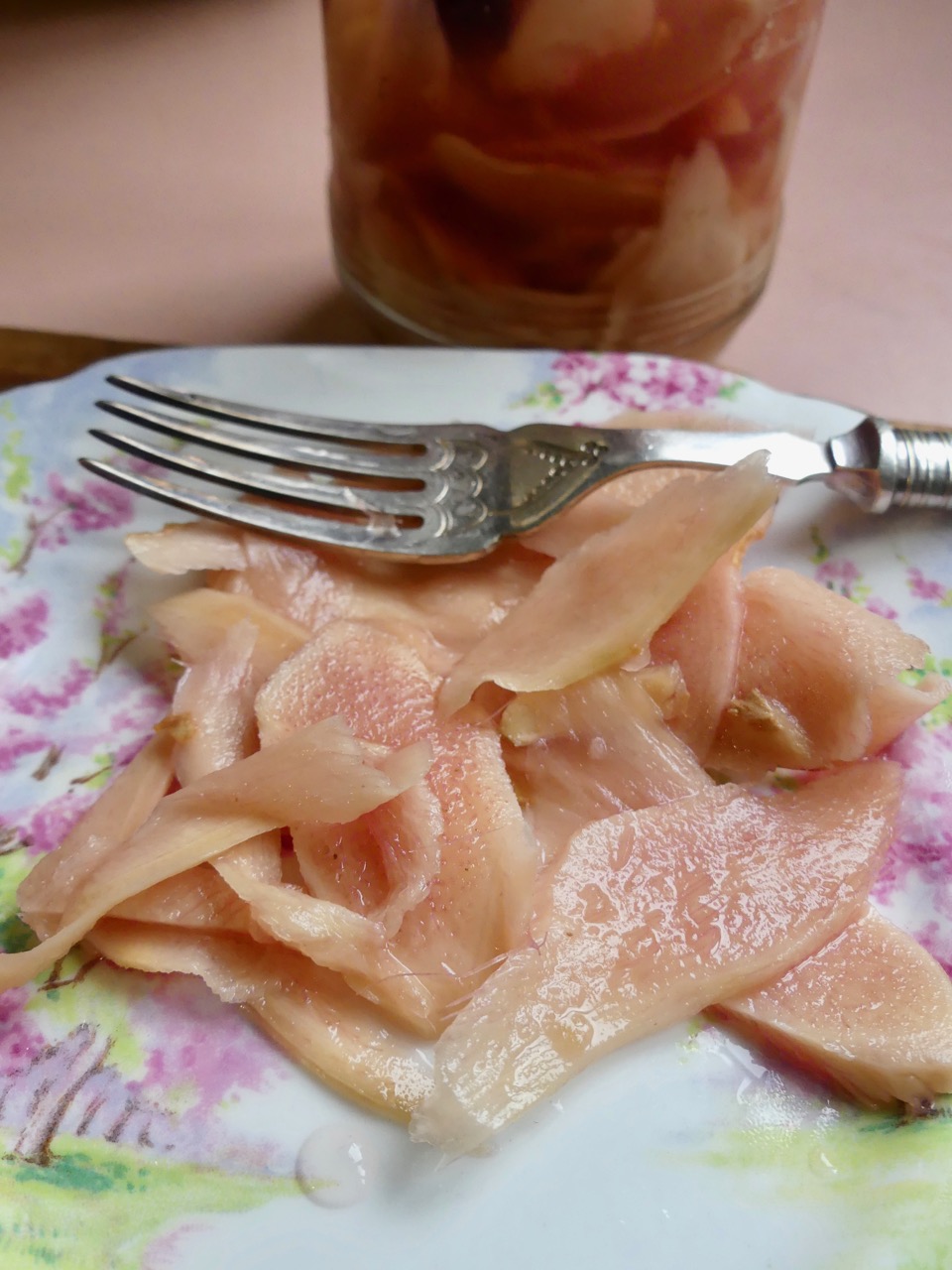 An angel in the kitchen: Pickled Myoga Ginger Flowers & Sushi Ginger