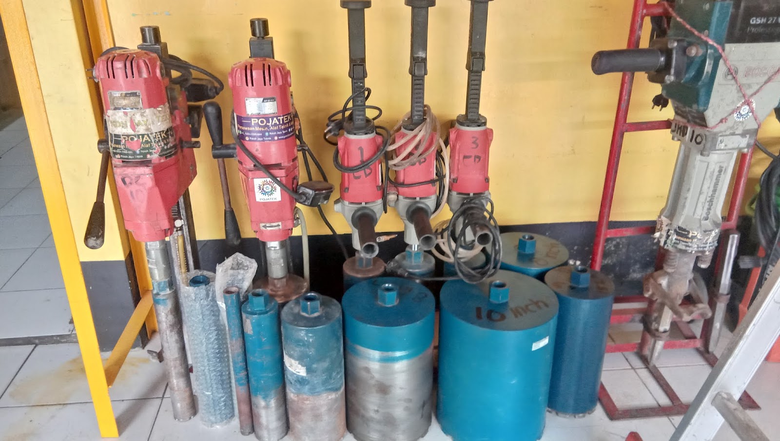 Sewa atau Rental Mesin Coring (Core Drill/ Diamond Core Drill) di ...