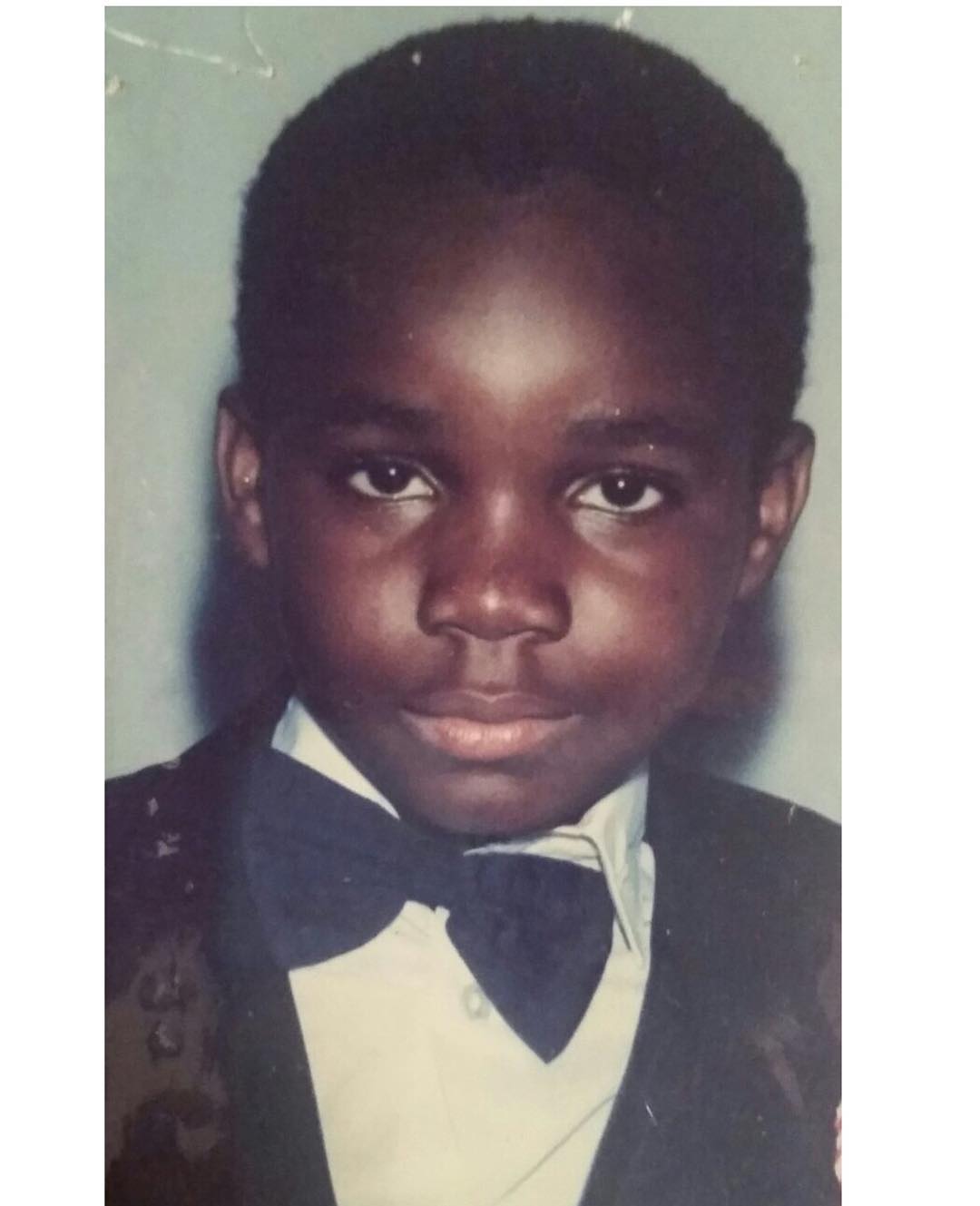 Childhood Throwback photo of Pretty Mike as a child - young boy