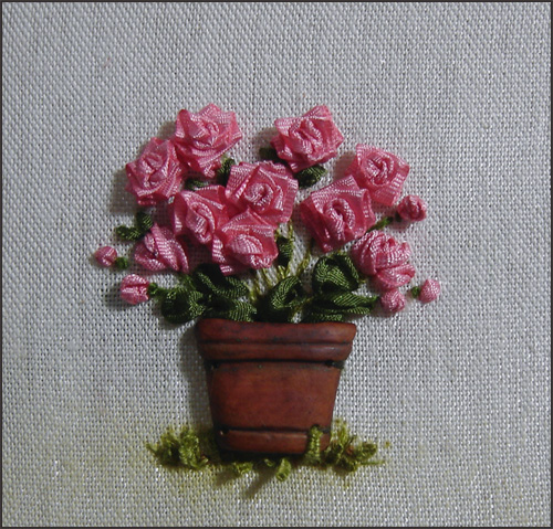 Ankaila: Silk ribbon embroidery roses tutorial
