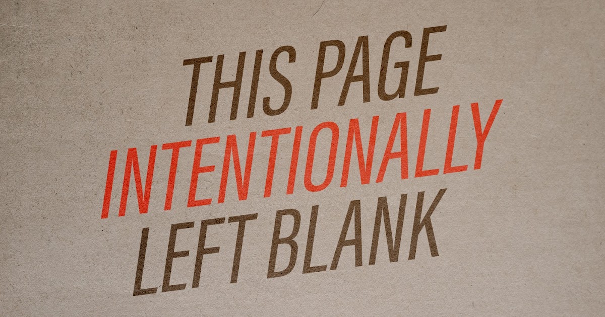 This Page Intentionally Left Blank