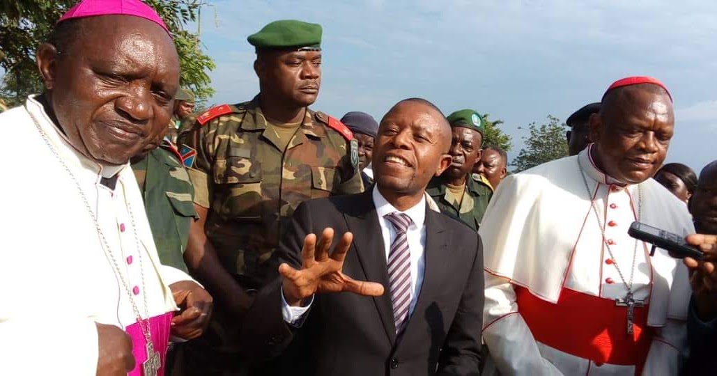 Le cardinal Fridolin Ambongo en visite de réconfort au diocèse de ...