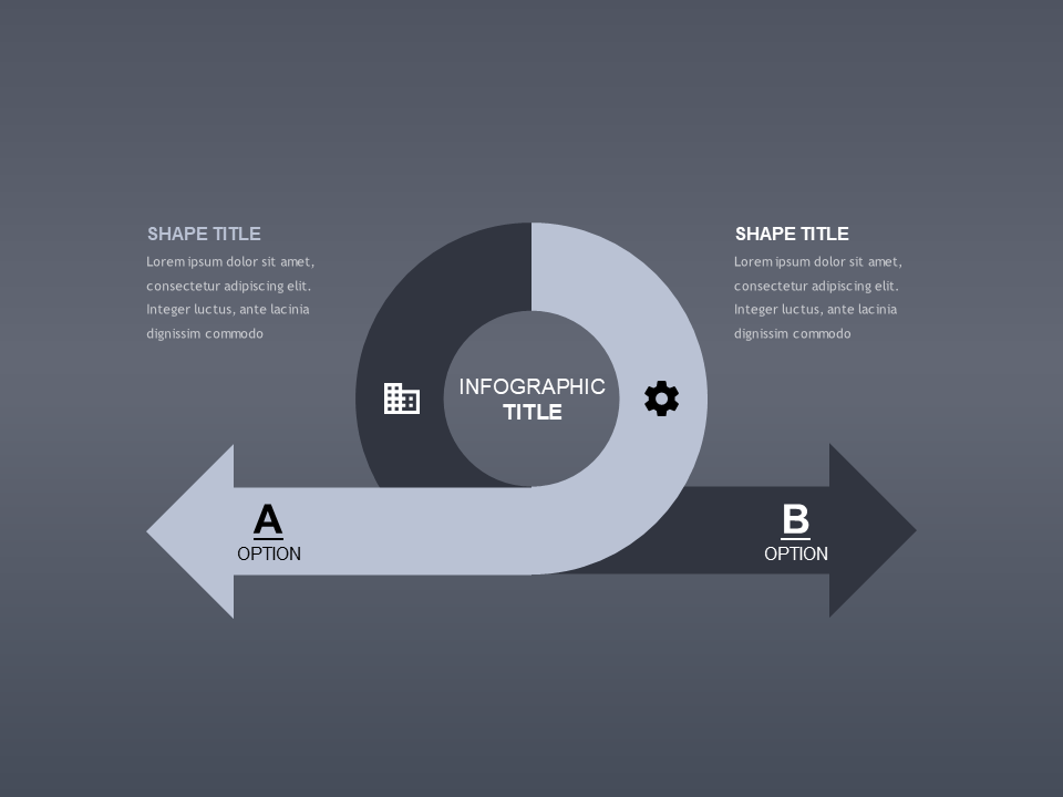 Ring Both Progress Arrow PowerPoint Templates - PowerPoint Free