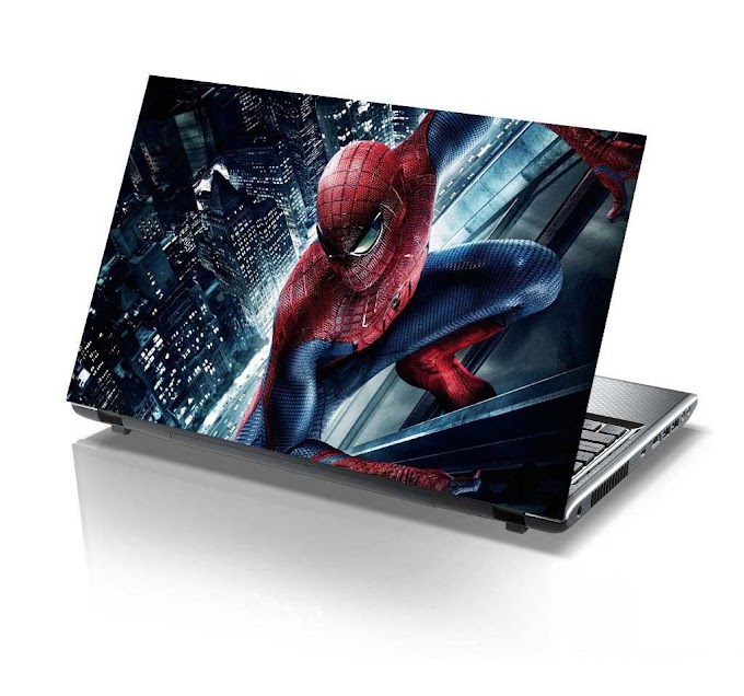 PIXELARTZ Laptop Skins Spiderman 15.6 Inches Laptop Skins/Sticker
