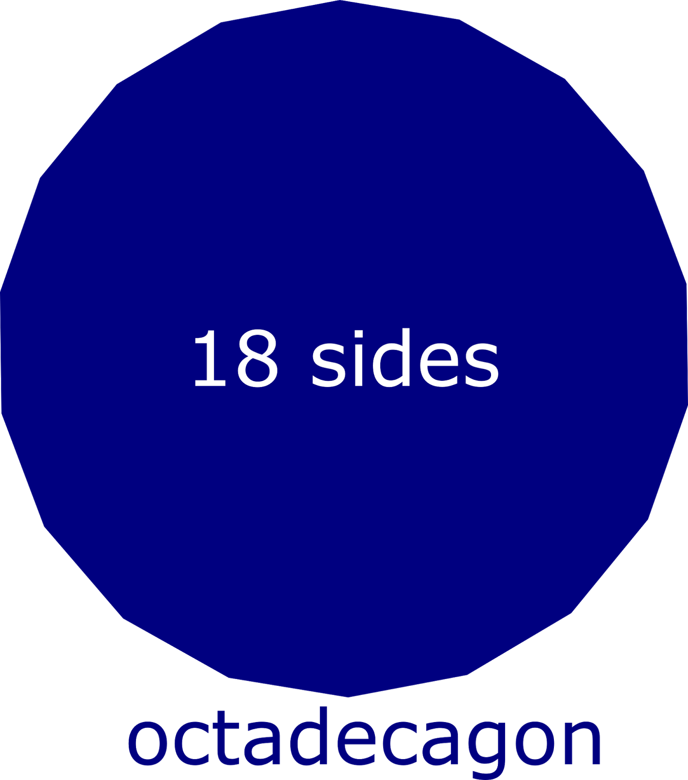 Free Regular Polygon Images Up to 1 Million Sides ~ Classroom Colors