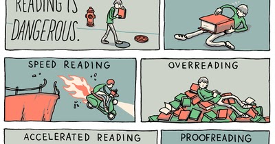 Mystery Fanfare: Cartoon of the Day: Reading