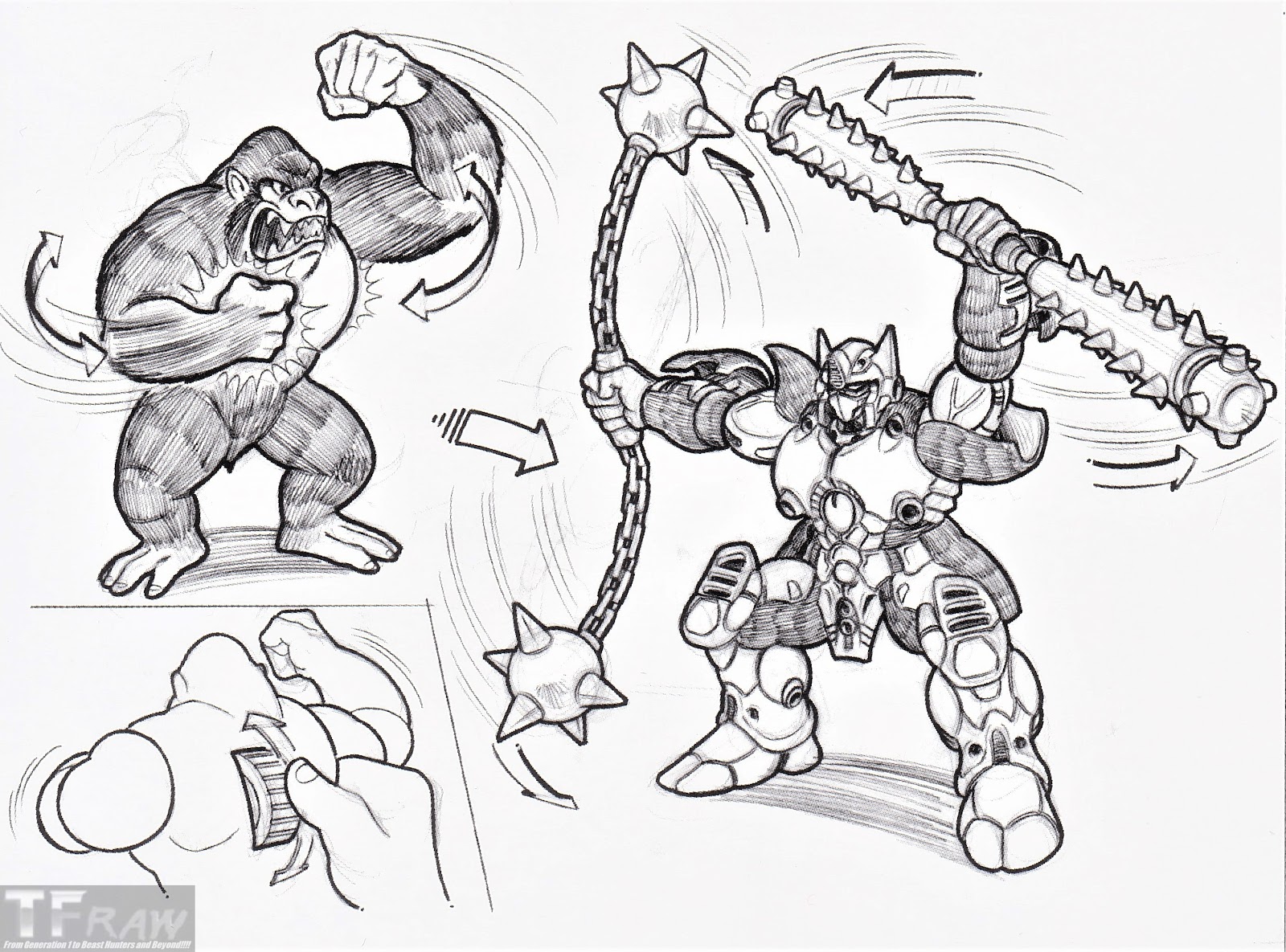 Beast Wars Toy Concept Designs