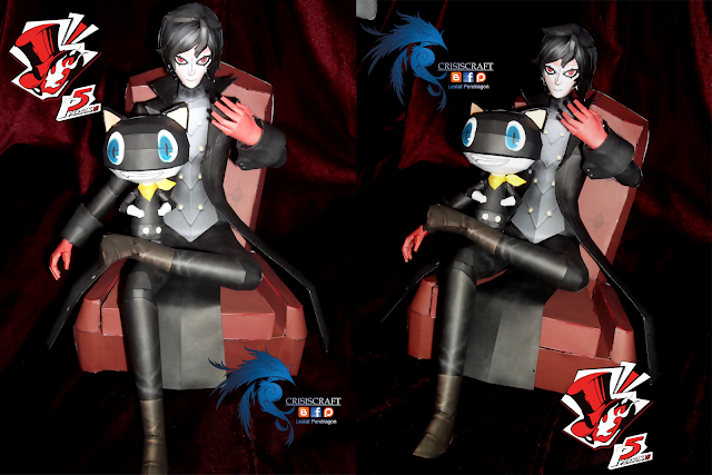 Pendragon's Papercraft: Joker and Morgana - Persona 5 - Papercraft