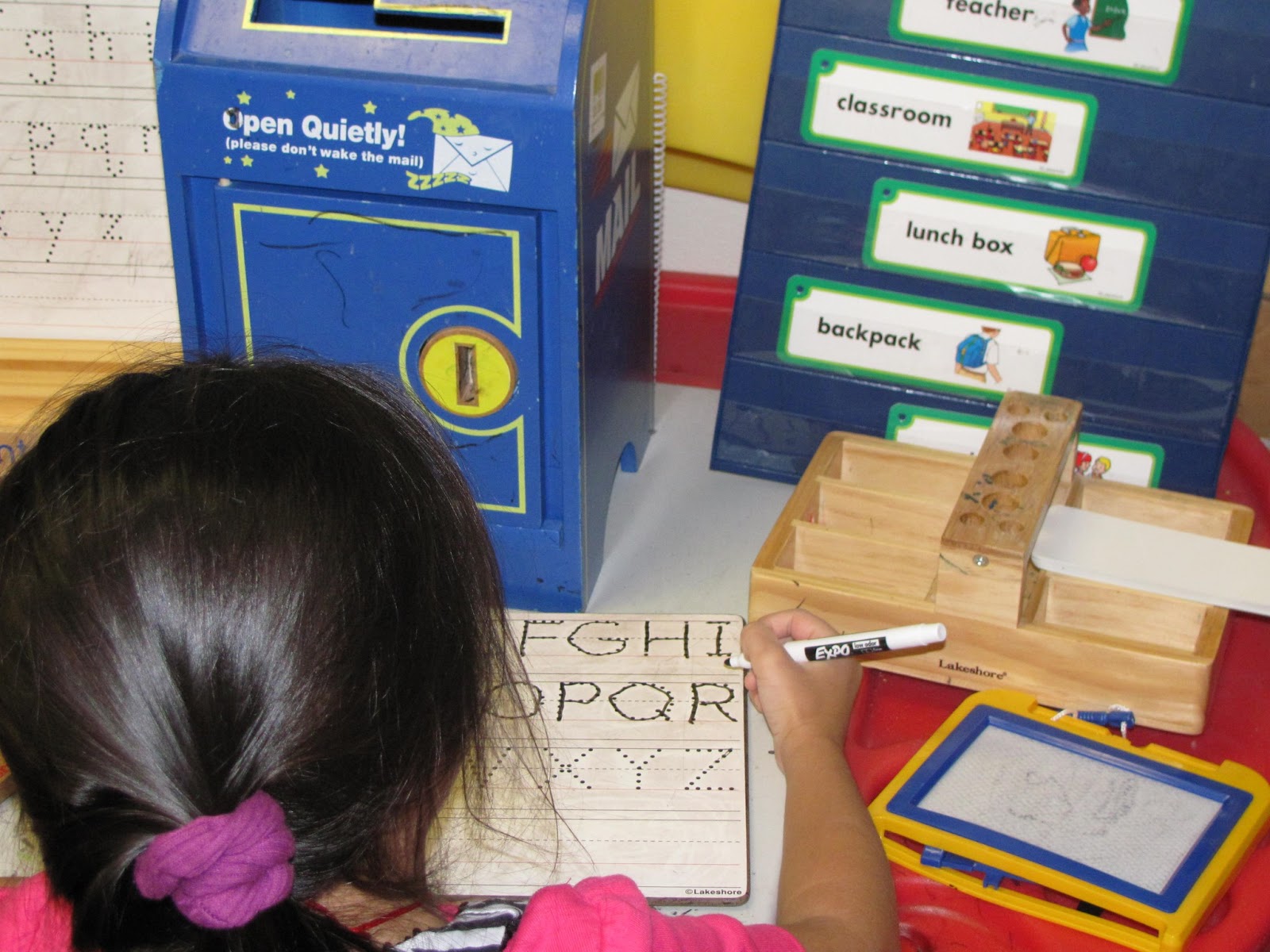 Back to School Writing Center | Ms.Vonda's Pre-K at All God's Children ...