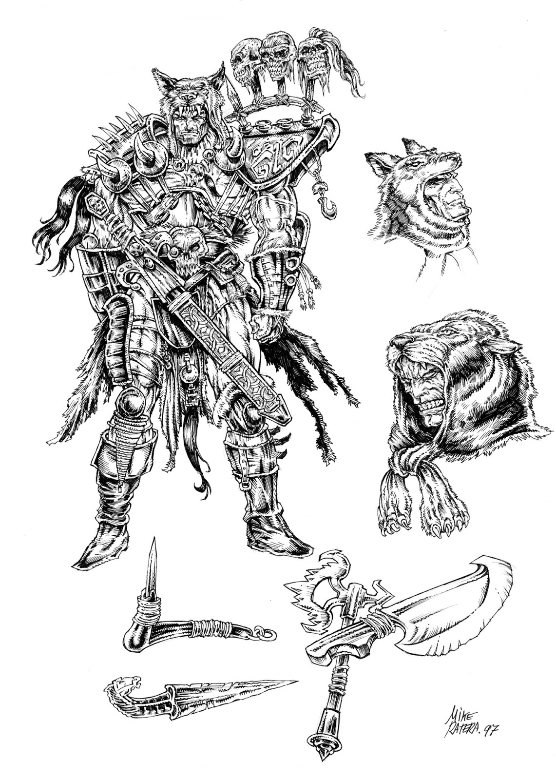 MIKE RATERA ARTBLOG: Old Stuff: CONAN Concepts