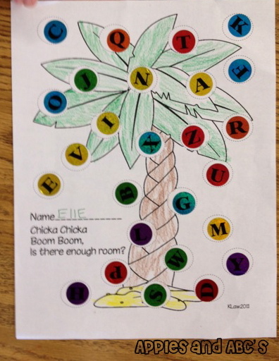 Chicka Chicka Boom Boom!!! - Apples & ABC's