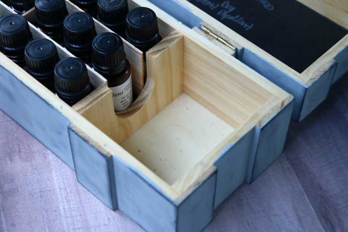 DIY Essential Oil Storage Box - Everything Pretty