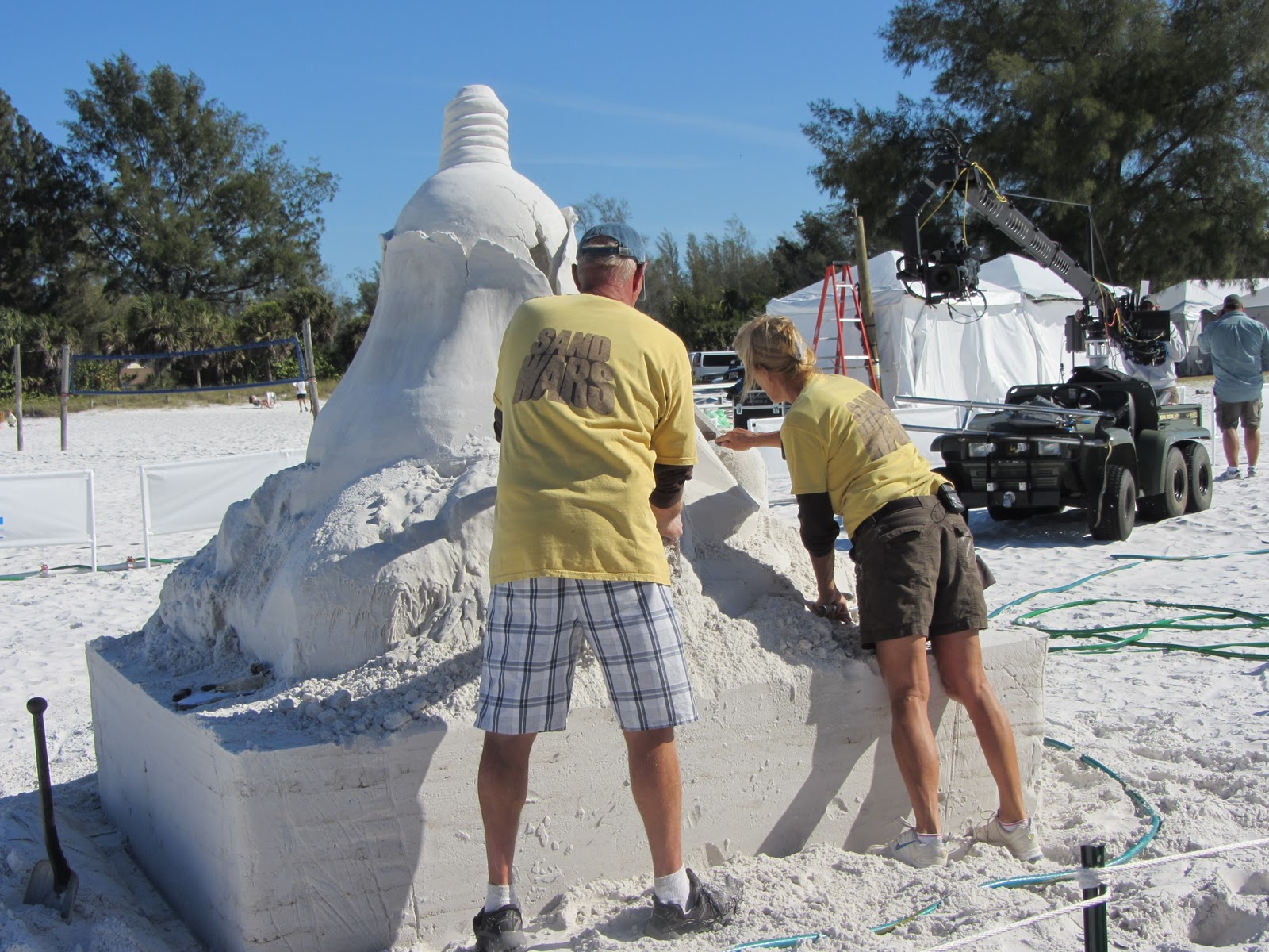 Paper Cut Screams: Sand Wars on Siesta Key