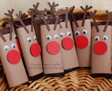 manualidades con maria: Renos de navidad