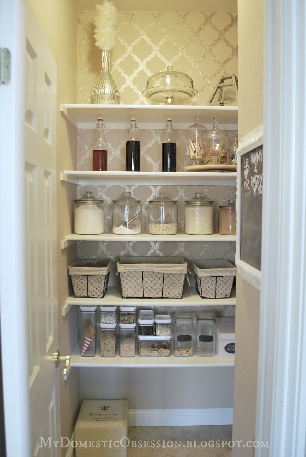 My Domestic Obsession: Pantry Makeover Reveal