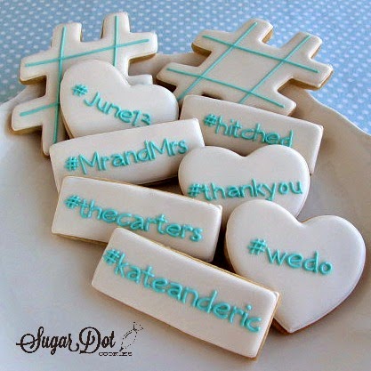 These cookies are perfect for the social media loving couple!