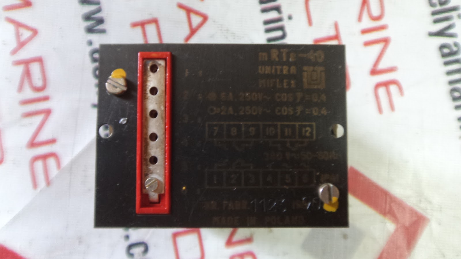 UNITRA MIFLEX mRTe-40 TIME RELAY - Aeliya Marine