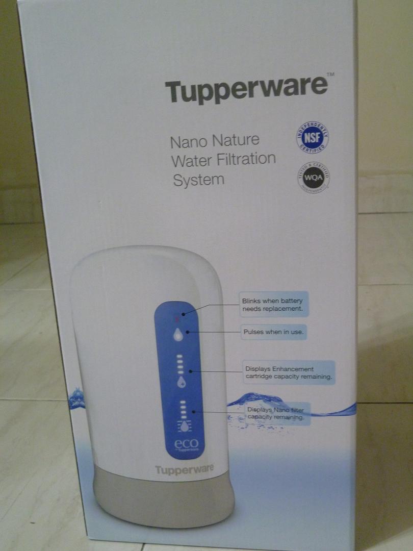 Millionaire Journey: TUPPERWARE NANO NATURE WATER FILTRATION SYSTEM