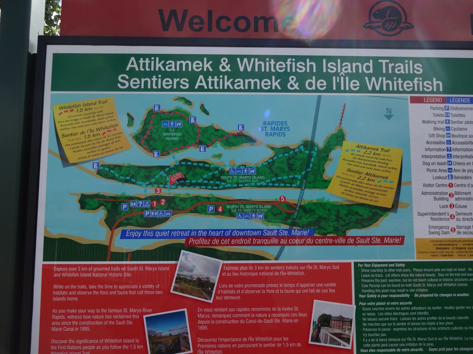 Crafty Kat: Bike Ride 15, Home to Whitefish Island and Back, 12.56 km