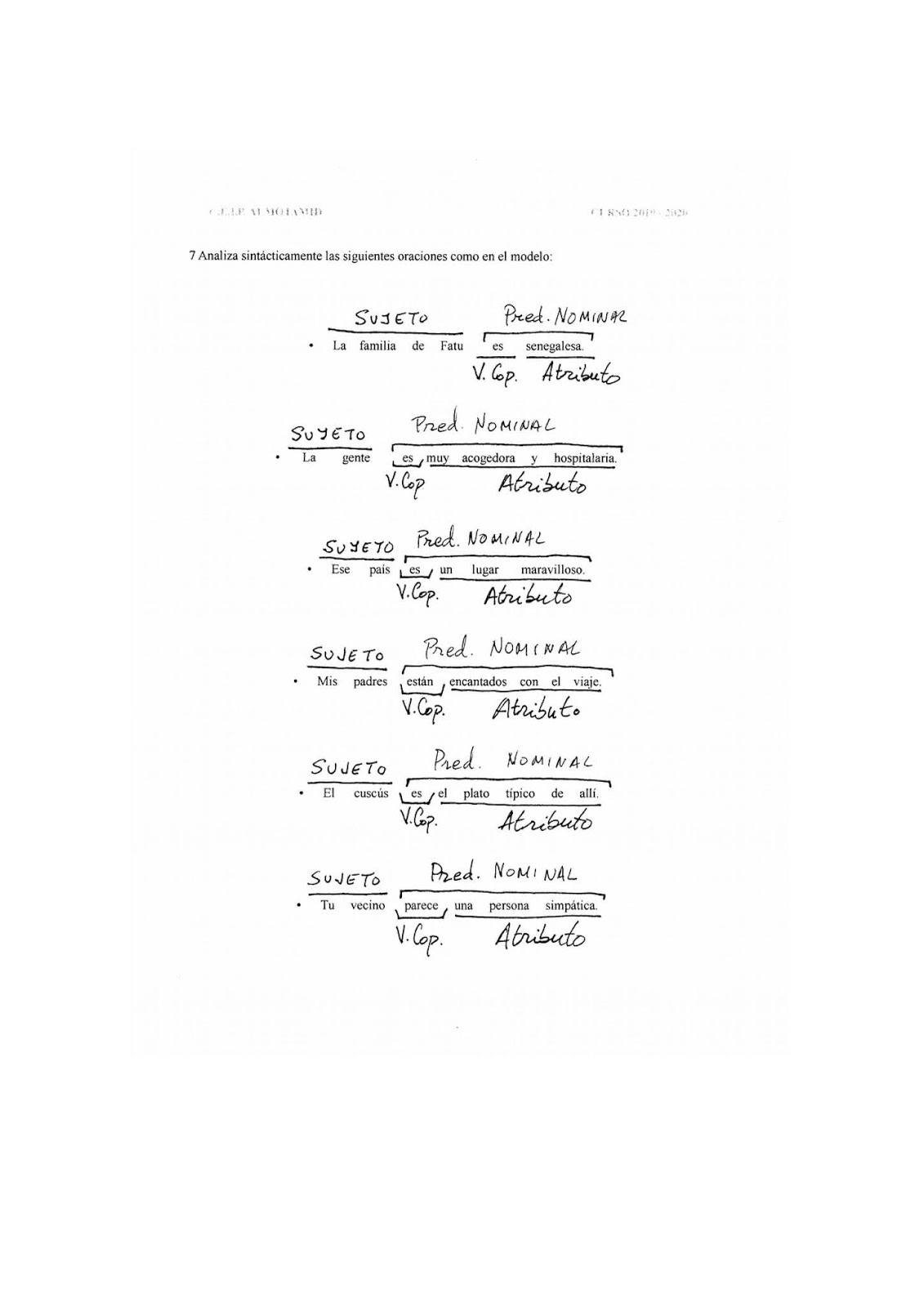 Ficha 3 ¡ APRENDE AUTO-CORRIGIENDO TUS TAREAS ! -1ª Quincena, del 16 al ...