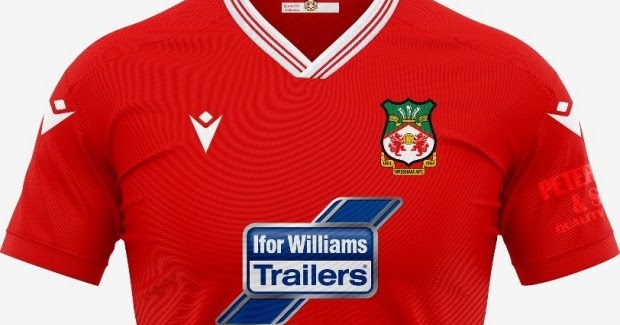 FBT apresenta as novas camisas do Wrexham - Show de Camisas