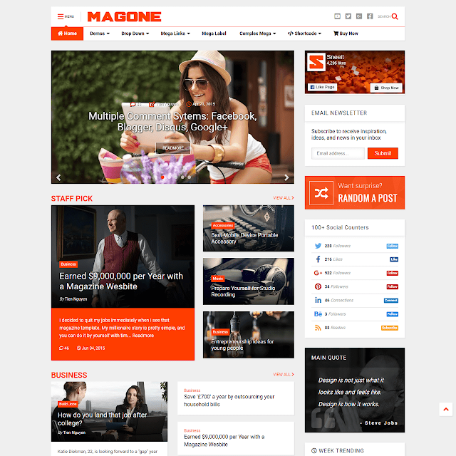 15+ Best Free Premium Blogger Templates (2022) - Blogwaping