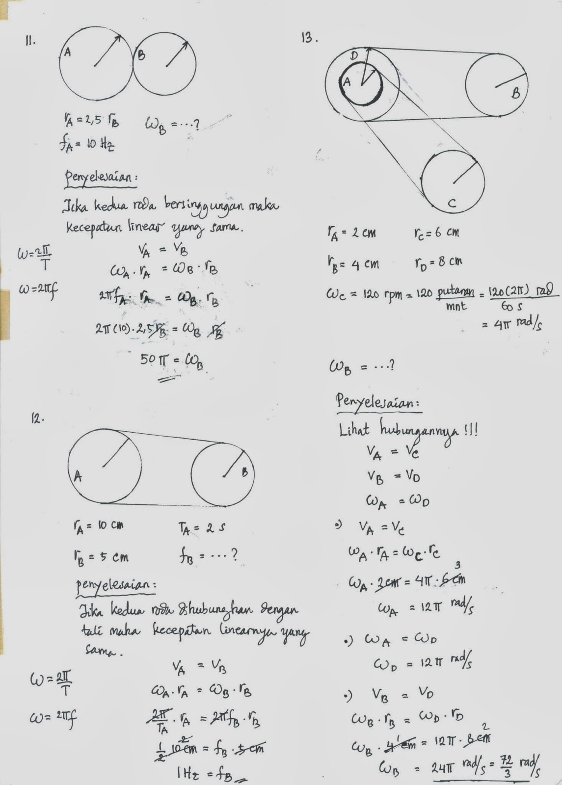 Modern Physics: Pembahasan Soal Gerak Melingkar Kelas X Modern Physics: Pembahasan Soal Gerak Melingkar Kelas X