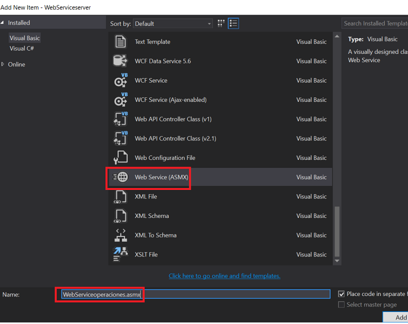 Crear Y Consumir Un Web Service Con Vbnet Parte 1