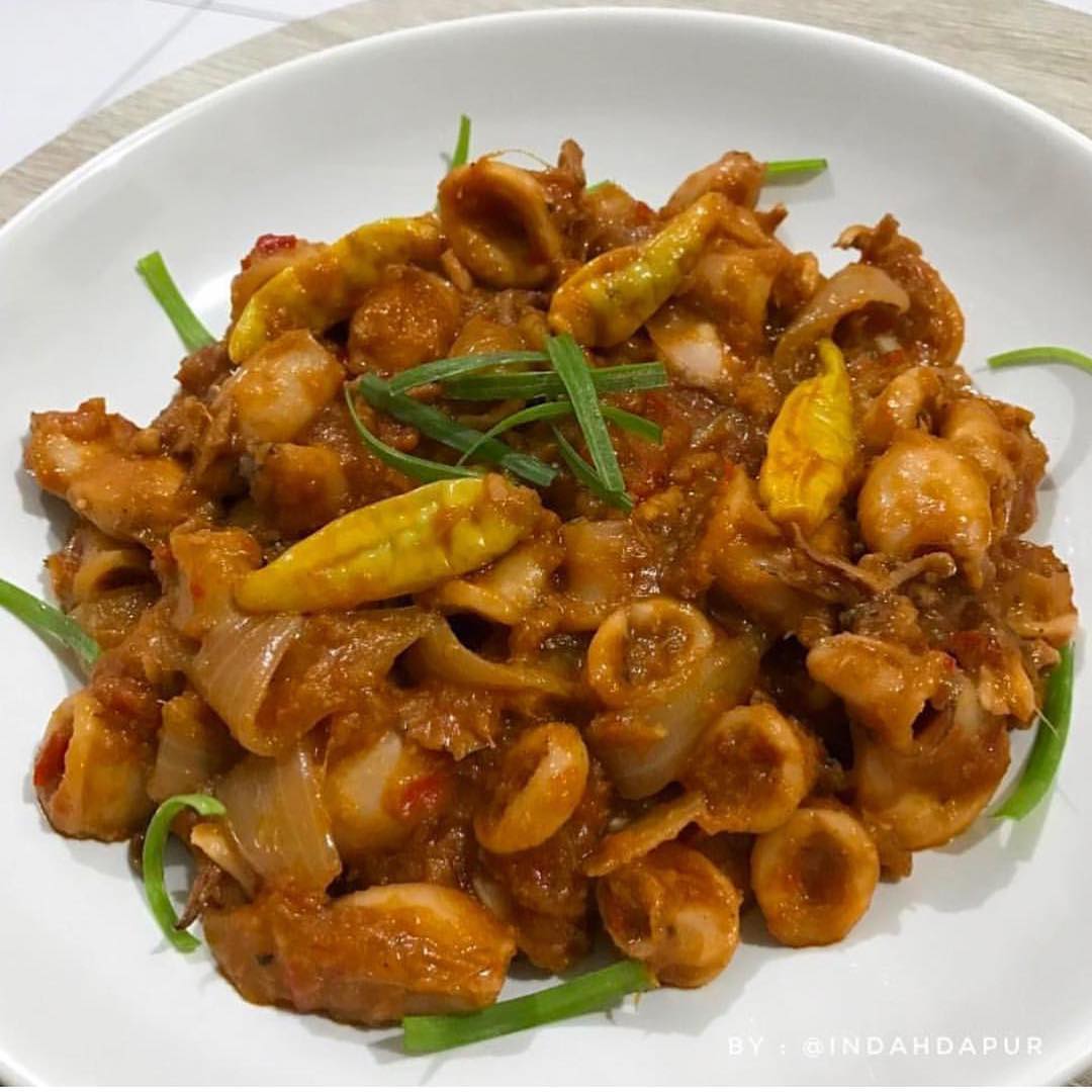 Resep Cumi Saus Padang - Resep Masakan Dapur Nisa