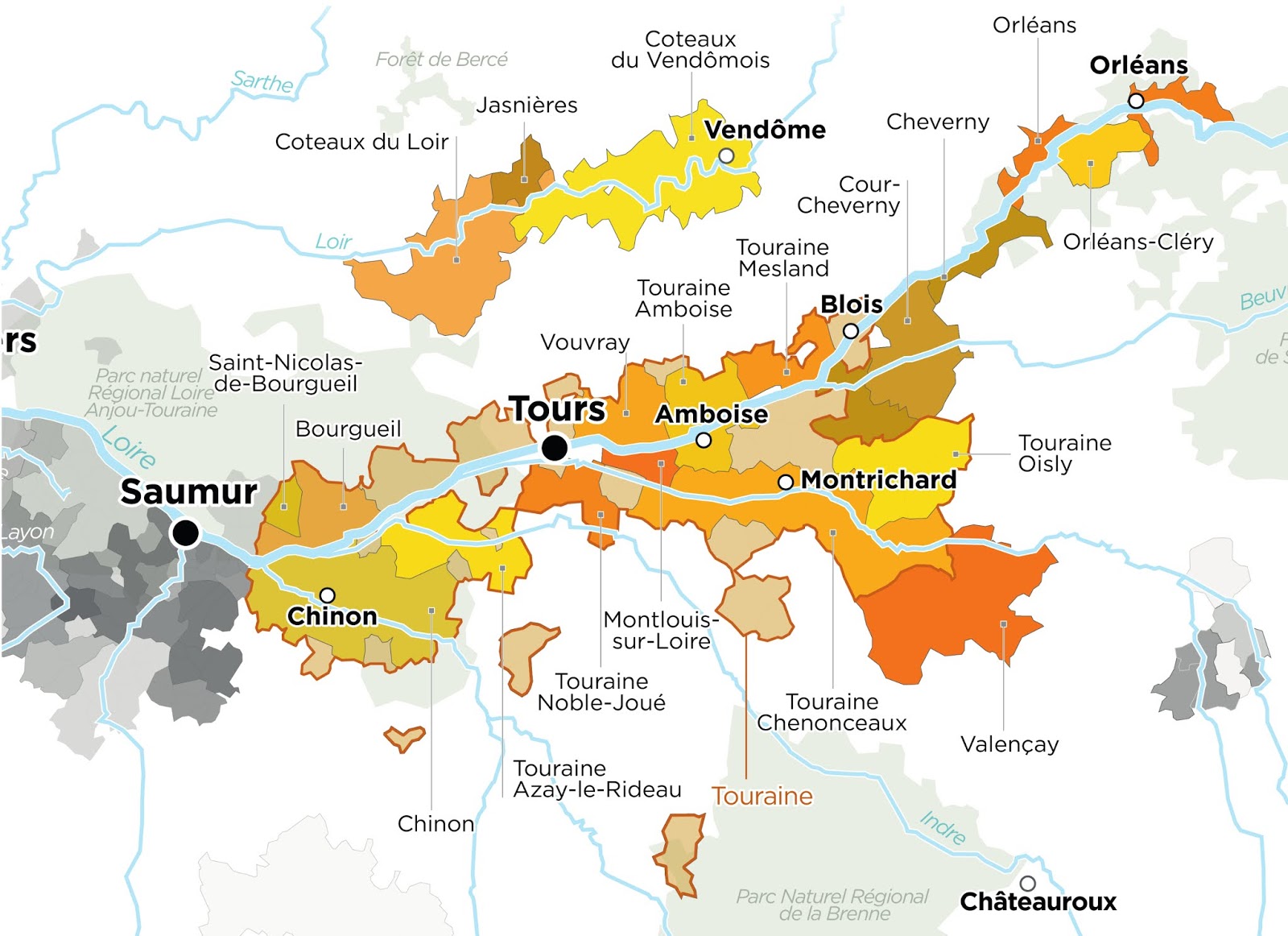 Blog Vin : Les Appellations de la Loire