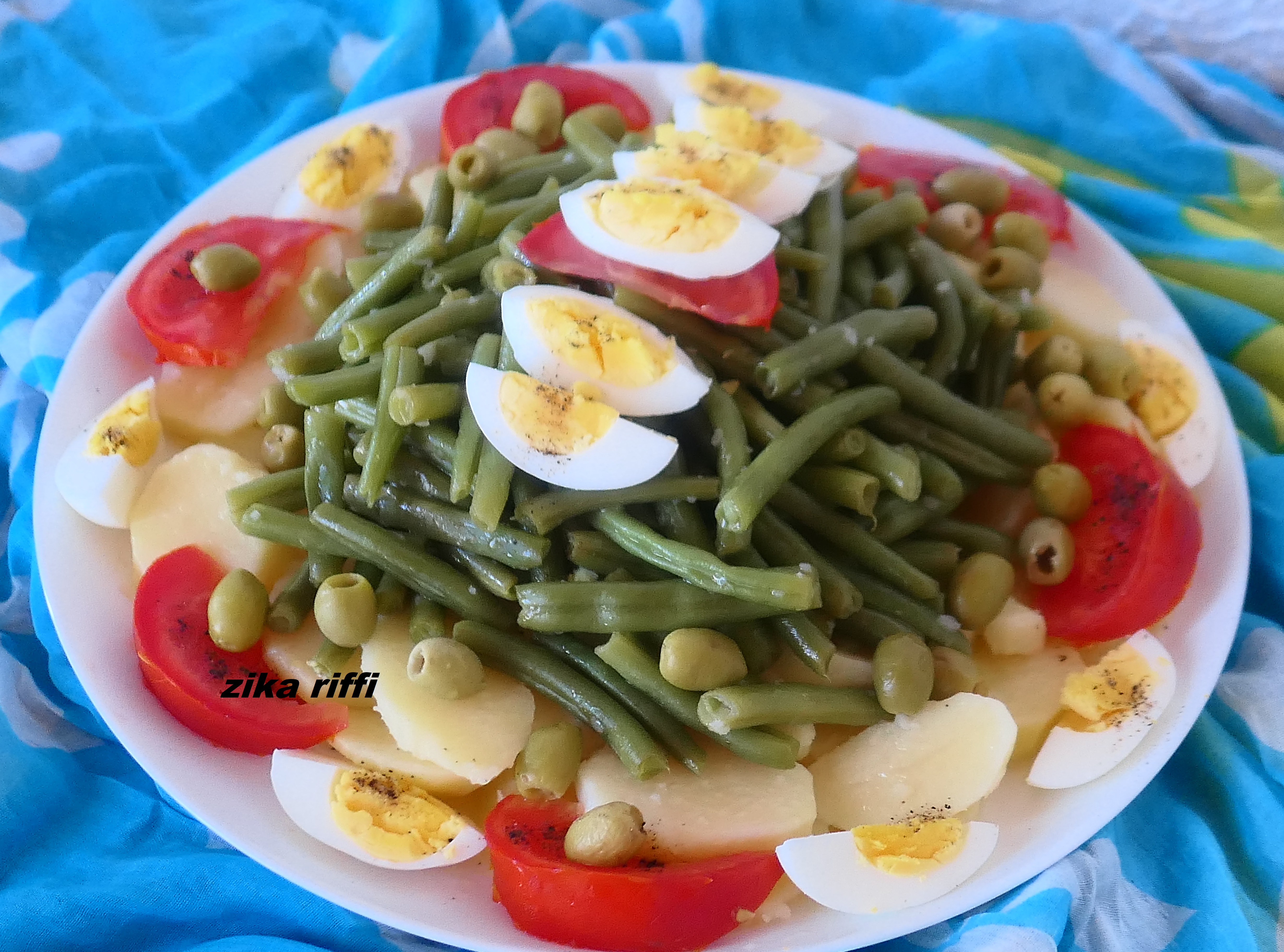 Salade De Haricots Verts Frais Vinaigrette A Lail