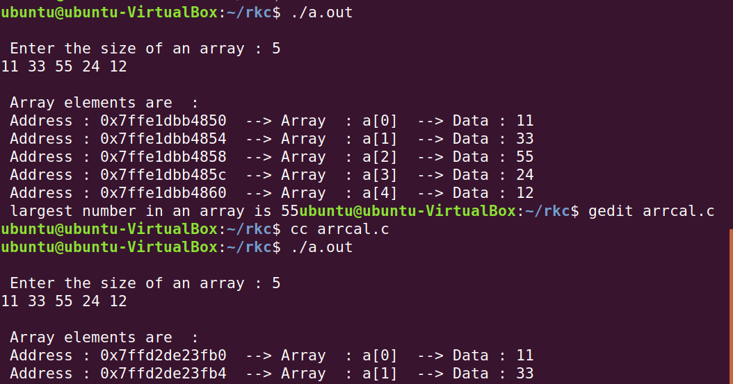 C Language Programming Program To Find Smallest Number In An Array Of One Dimensional Array