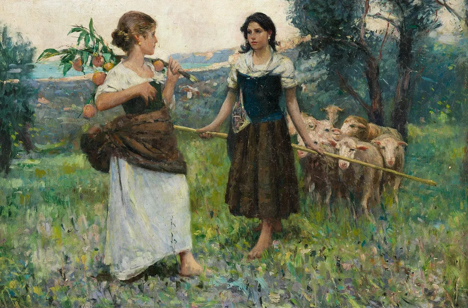 Francesco Paolo Michetti (1851-1929) | Genre painter | Tutt'Art ...